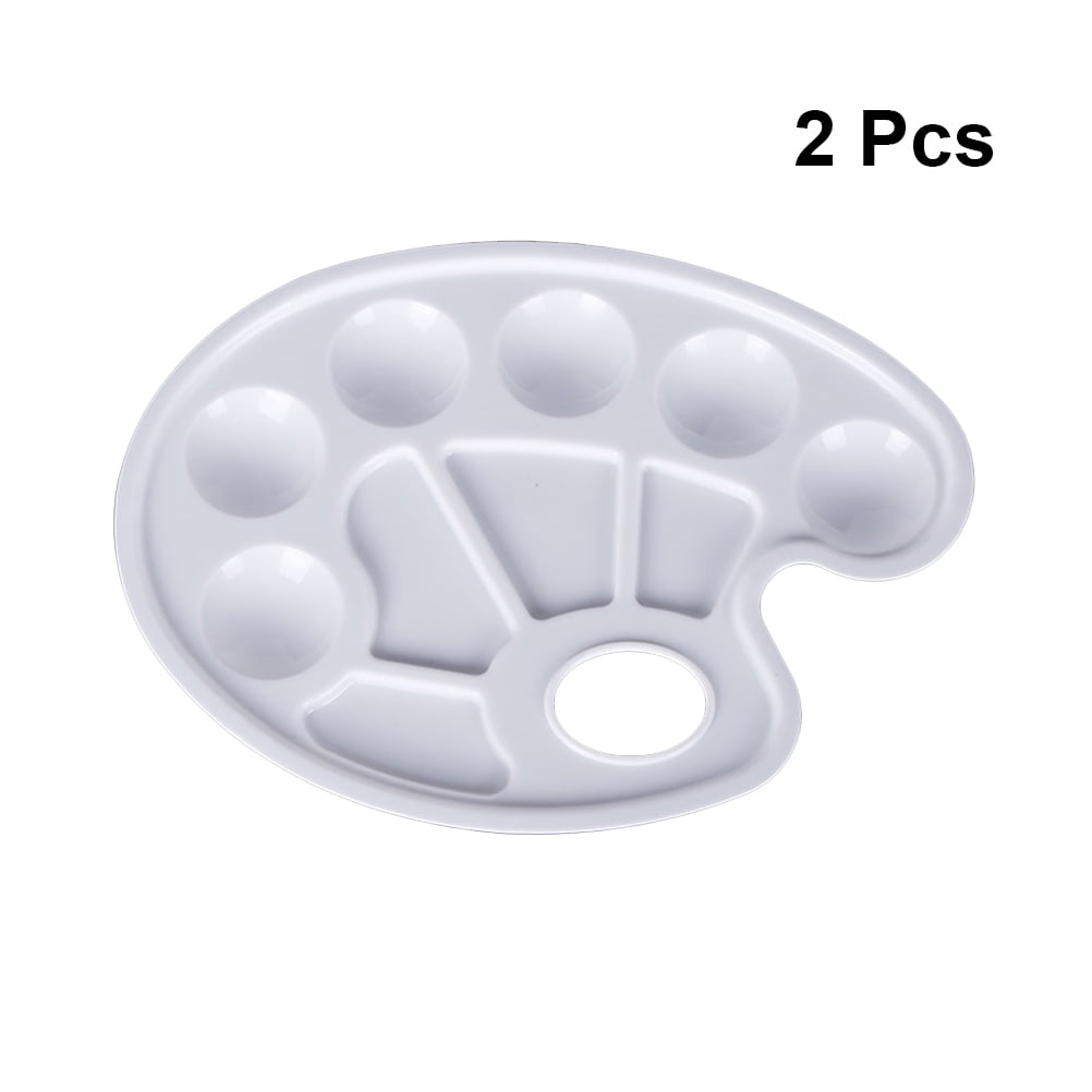 BESTOYARD Craft Trays Paint Mixing Tray White 2 Pcs 8.7 x 6.5 in ...