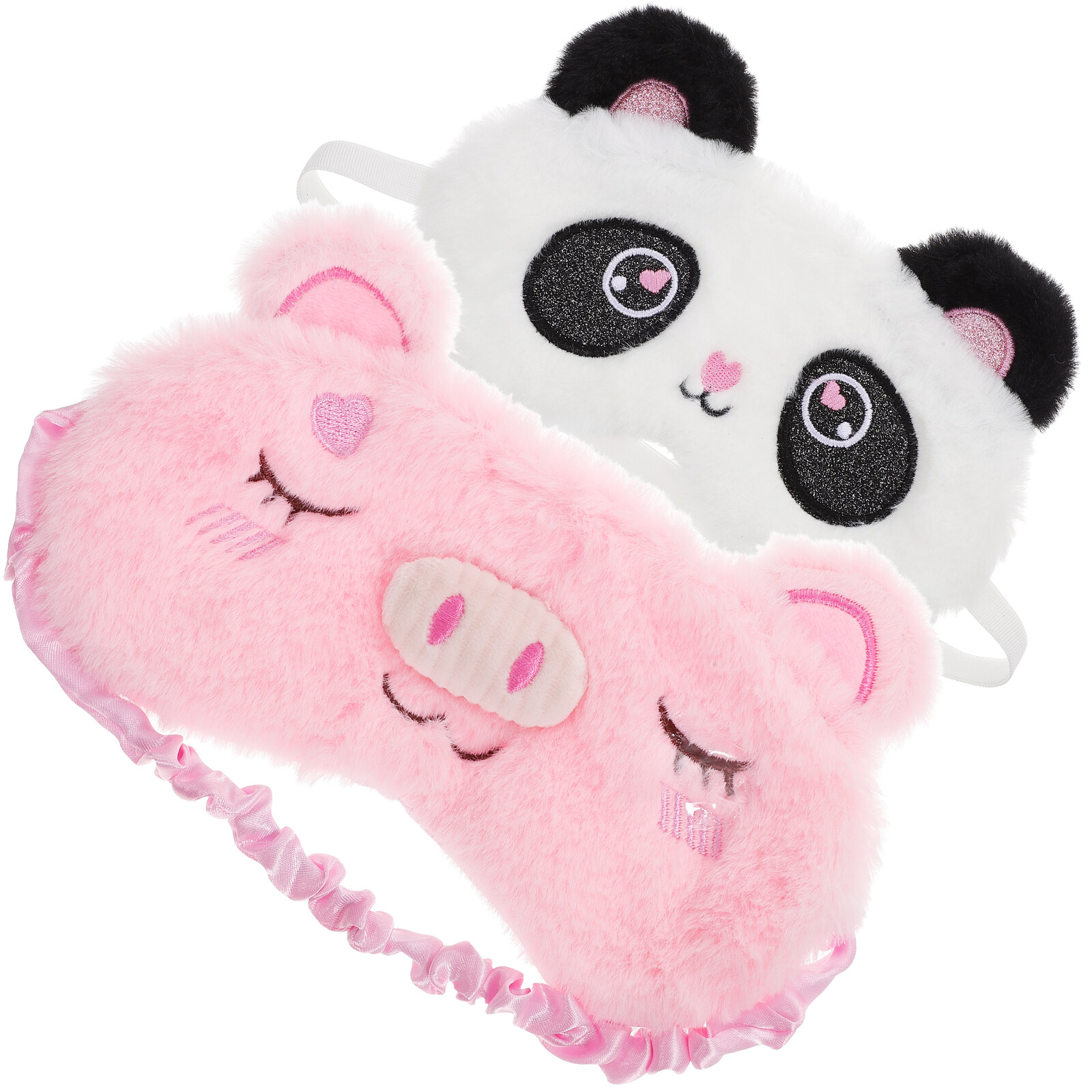 2 Pcs Kid Plush Eye Mask Patches Cotton Office Worker - Walmart.com