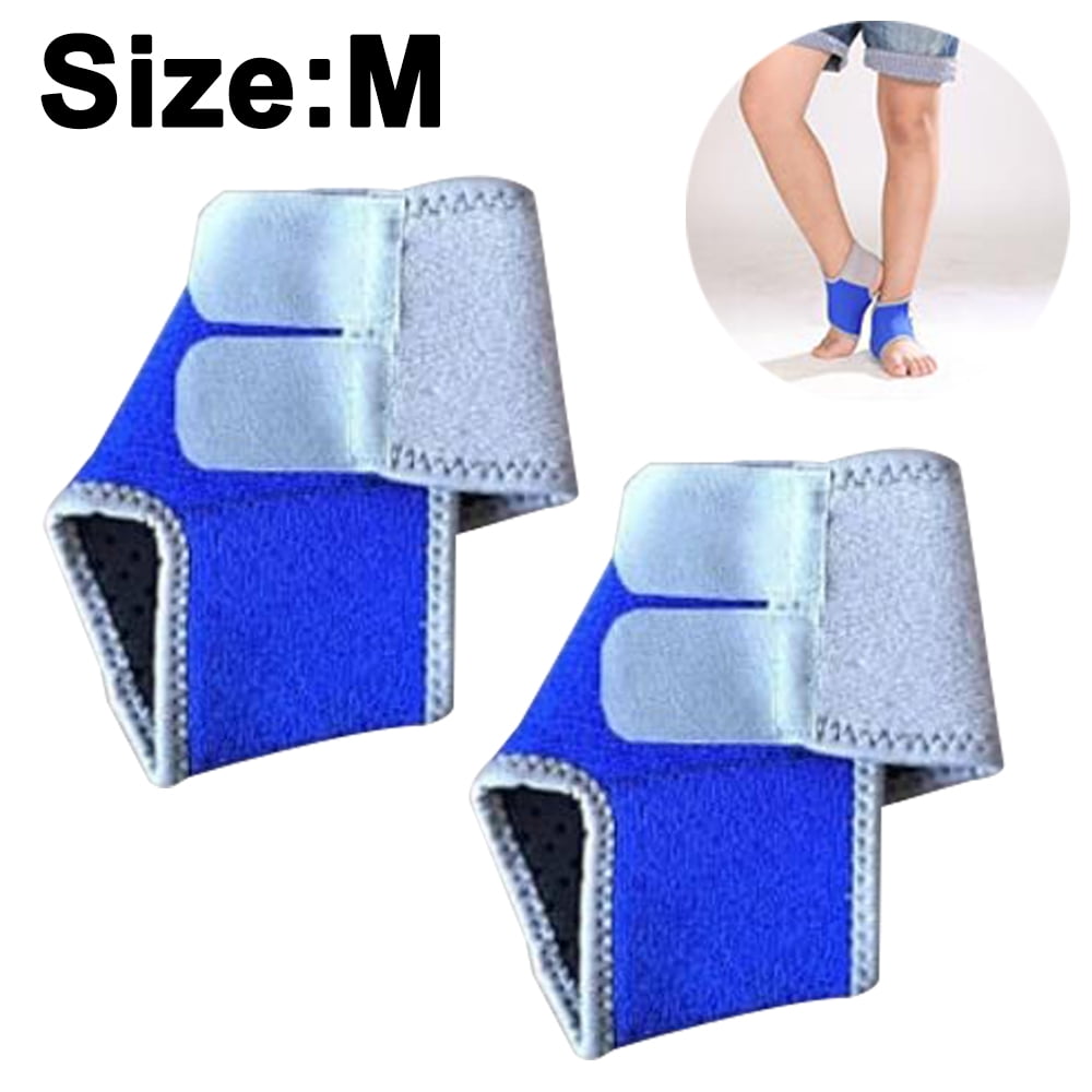 2 Pcs Kids Child Adjustable Non Slip Ankle Tendon Compression Brace ...