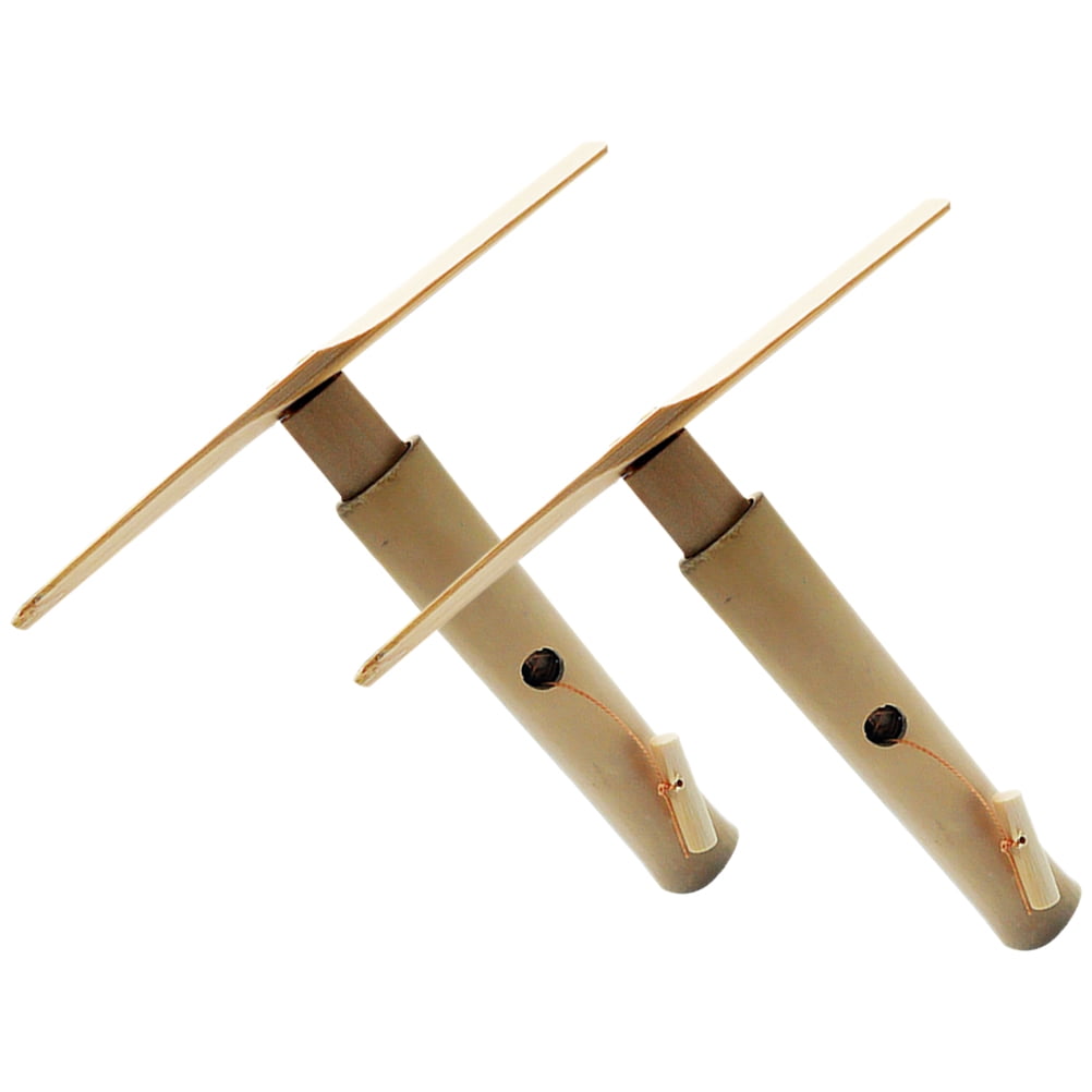 2 Pcs Kids Outdoir Toys Pull String Bamboo Dragonfly Outdoor Wooden ...