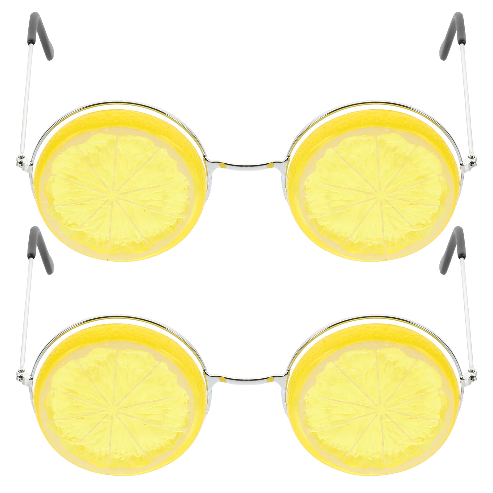 Clispeed 2Pcs Funny Lemon Shaped Glasses Lightweight Party Accessories ...