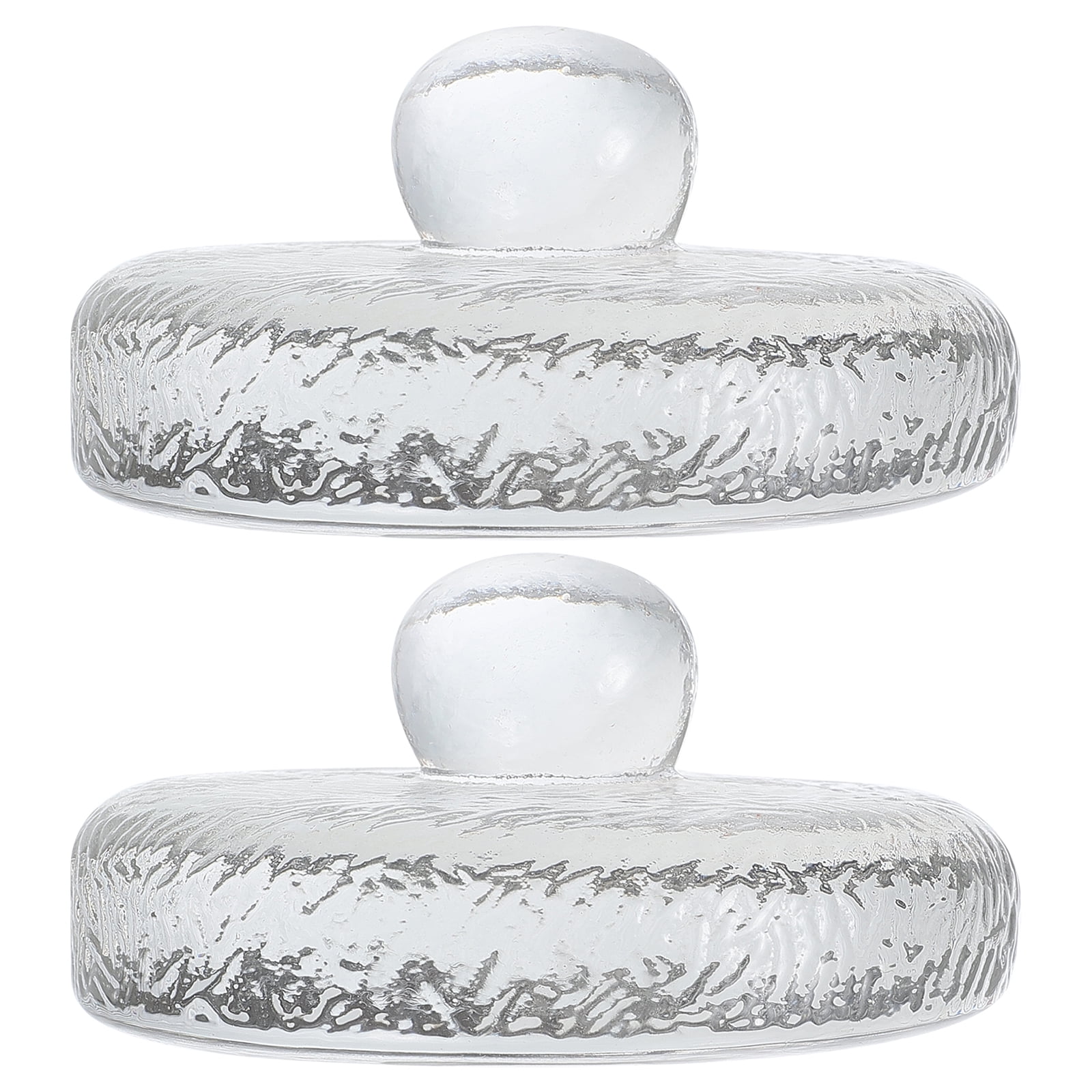 2 Pcs Kimchi Heavy Stone Cover Pickle Jar Glass Lids Pickles Can With