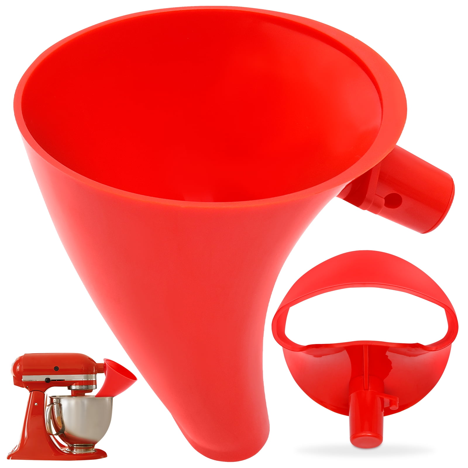 2 Pcs Kitchen Auxiliary Mixer Flour Funnel,Attachments for Mixers ...