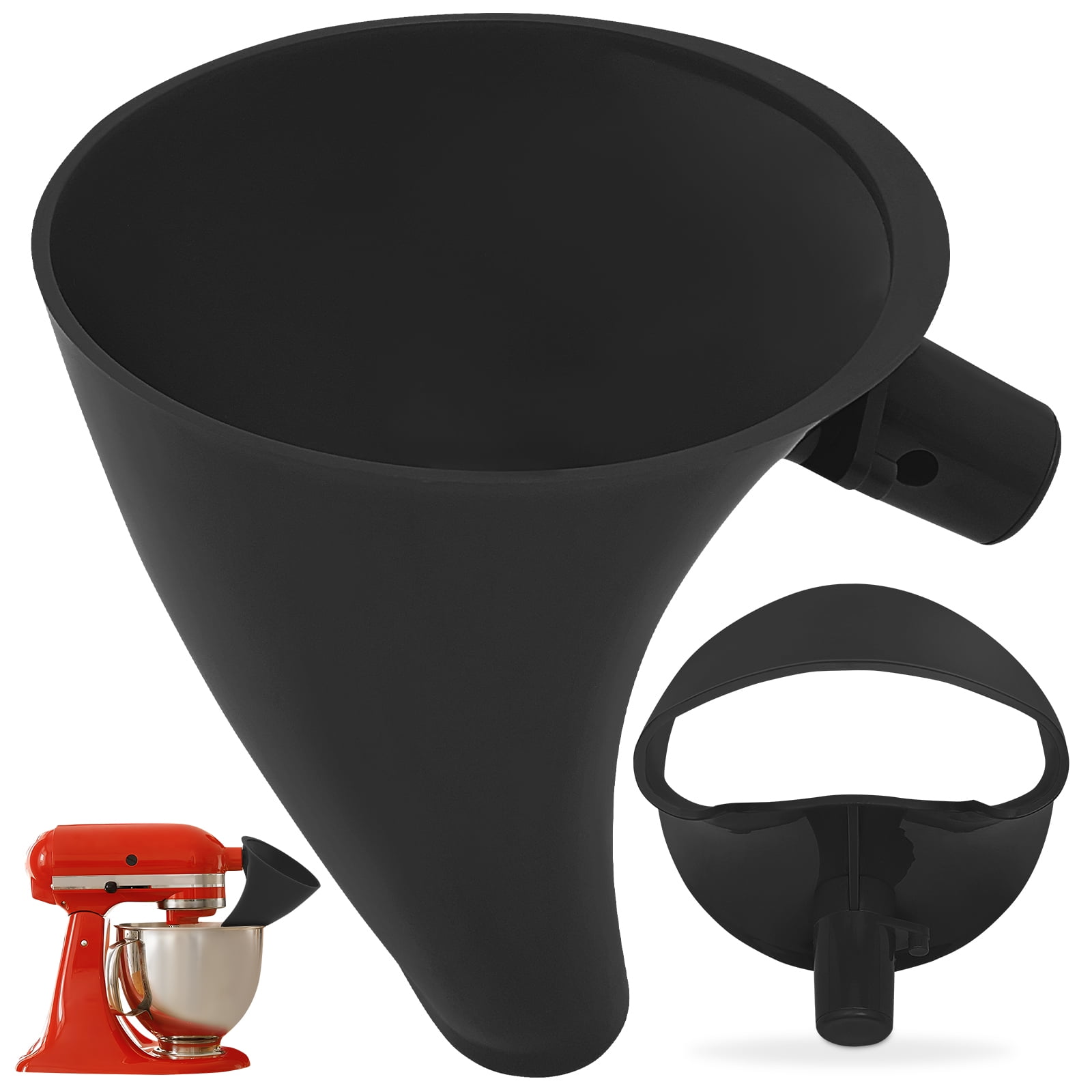 2 Pcs Kitchen Auxiliary Mixer Flour Funnel,Attachments for Mixers ...