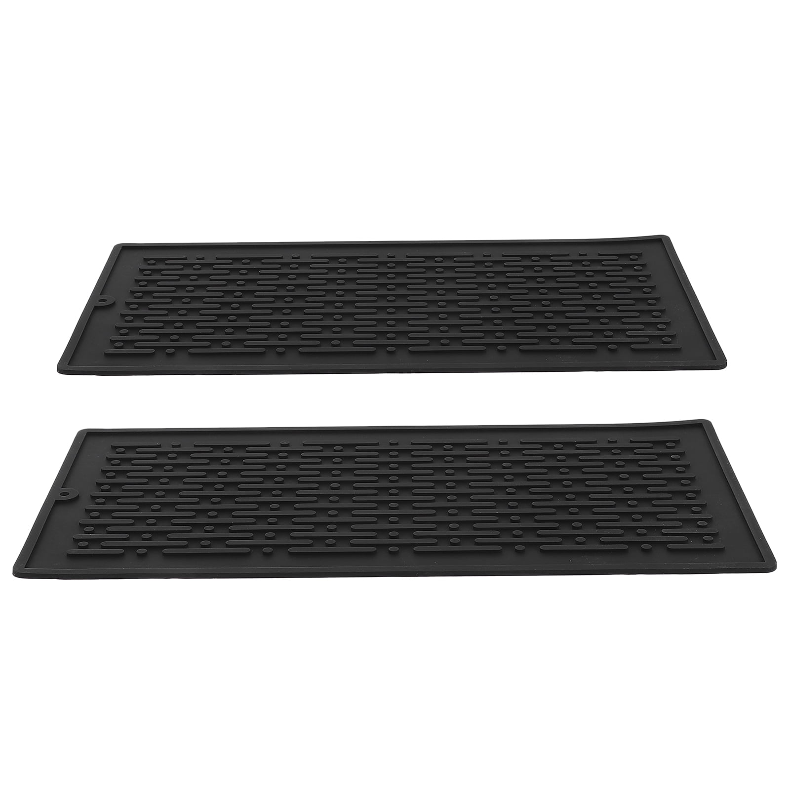 2 Pcs Kitchen Drain Mat Drying for Counter Flatware Sink Portable ...
