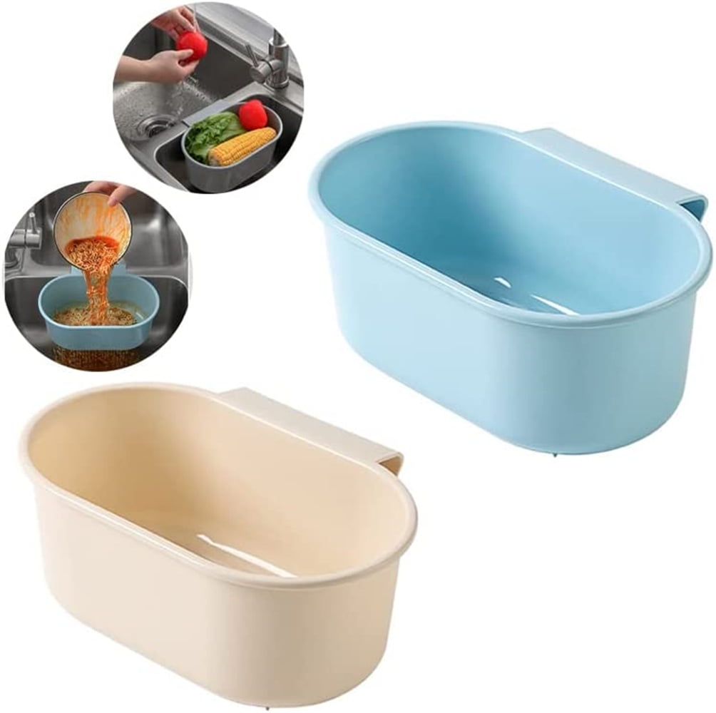 2 Pcs Kitchen Sink Drain Basket, Multi-function Kitchen Sink Strainer ...