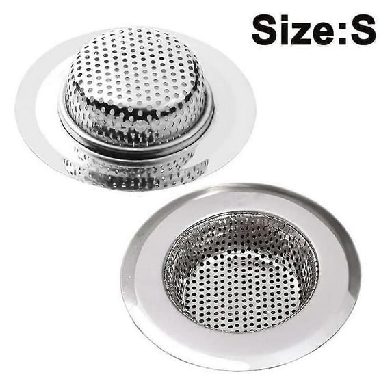 2 Pcs Kitchen Sink Strainer Basket Stainless Steel Sink Drain Filter ...