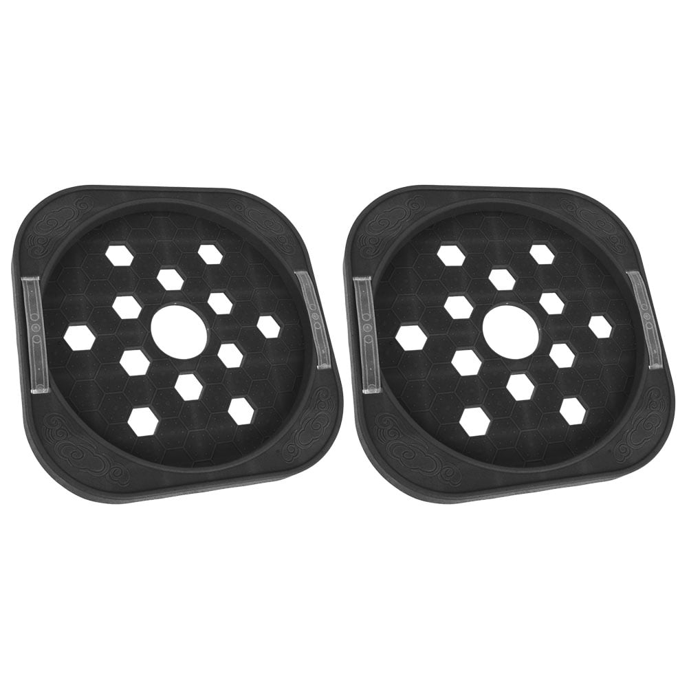 Portable Tank Tray with Wheels for Storage Dark Grey 2pcs Sturdy and ...