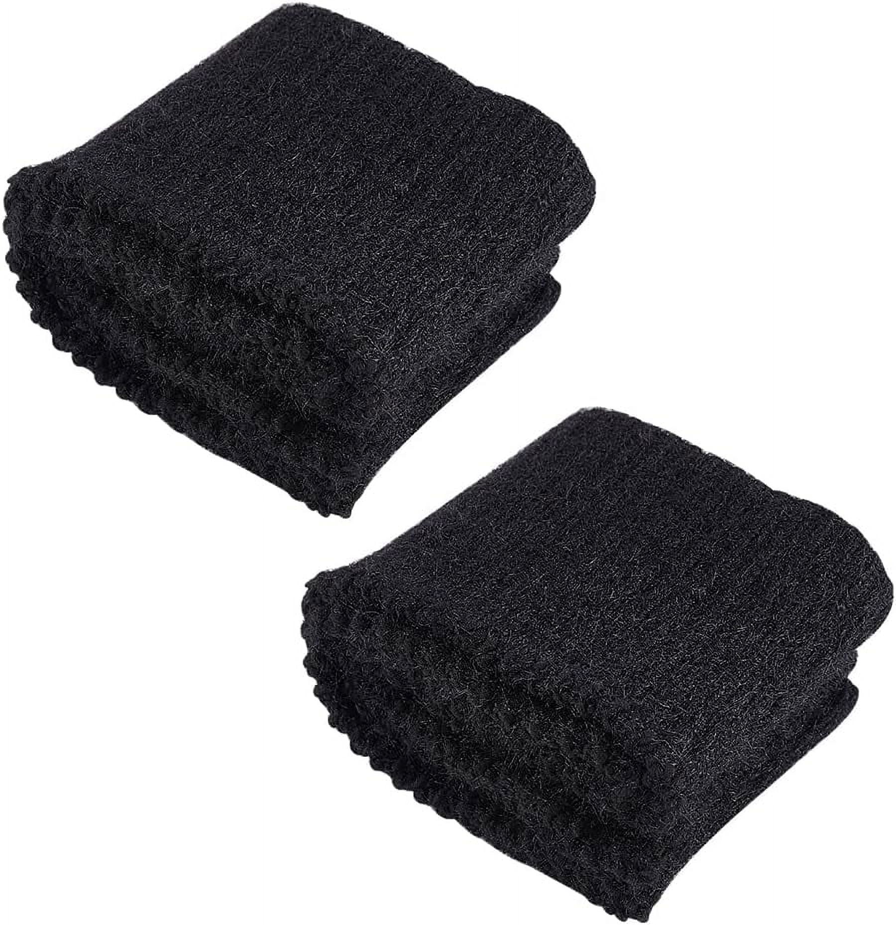 2 Pcs Knitted Rib Fabric Cuffs Cotton Elastic Ribbing Fabric for Cuffs ...