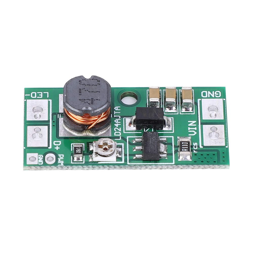 2 Pcs LD24AJTA LED Driver Board Adjustable, 20W 6~25V DC to DC LED PWM Controller Step Down ...