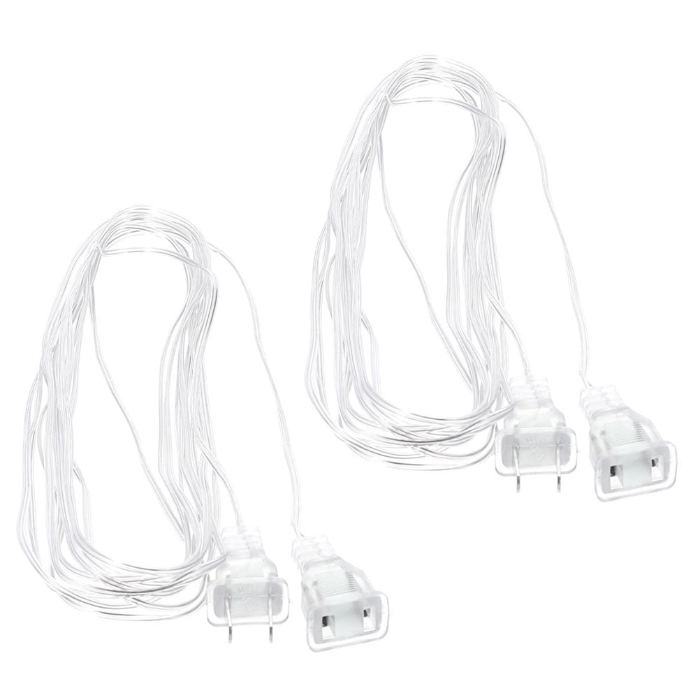 2 Pcs LED Extension Cord Light Strip Outdoor Extension Cord Ice Bar ...