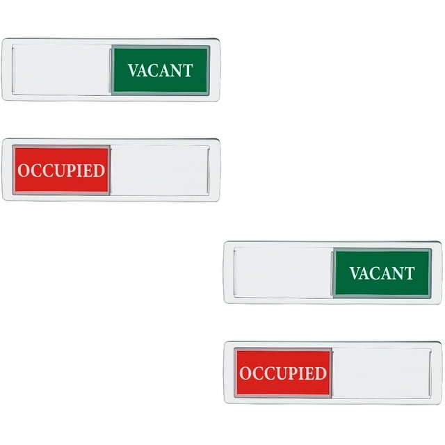 2 Pcs LED Neon Sign Bathroom Occupied Signs Signage Signboard Office ...