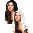 2 Pcs Lace Veils for Church Mantilla Catholic Veil Latin Mass Head ...