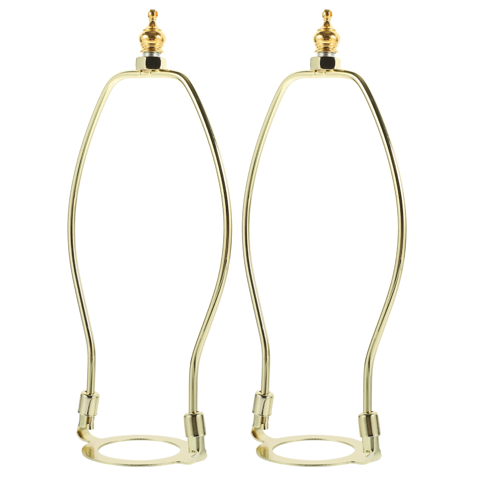 2 Pcs Lamp Shade Heavy Horn Frame Lampshade Adapter Table Finial Desk ...