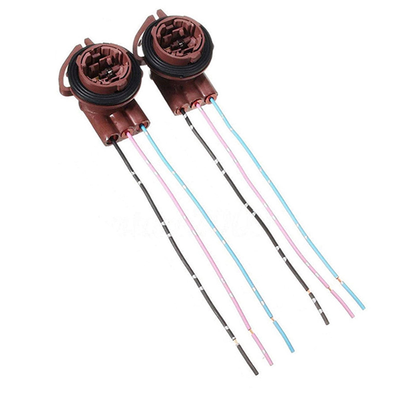 2 Pcs Lamp Sockets Pre-Wired Harness Sockets Waterproof High ...