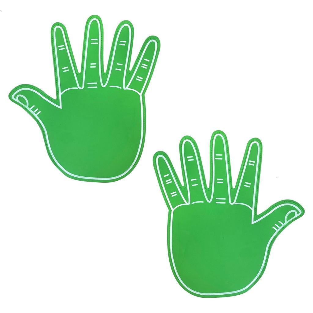 2 Pcs Large Foam Cheer Hands Double Sided Enthusiastic Gloves for ...