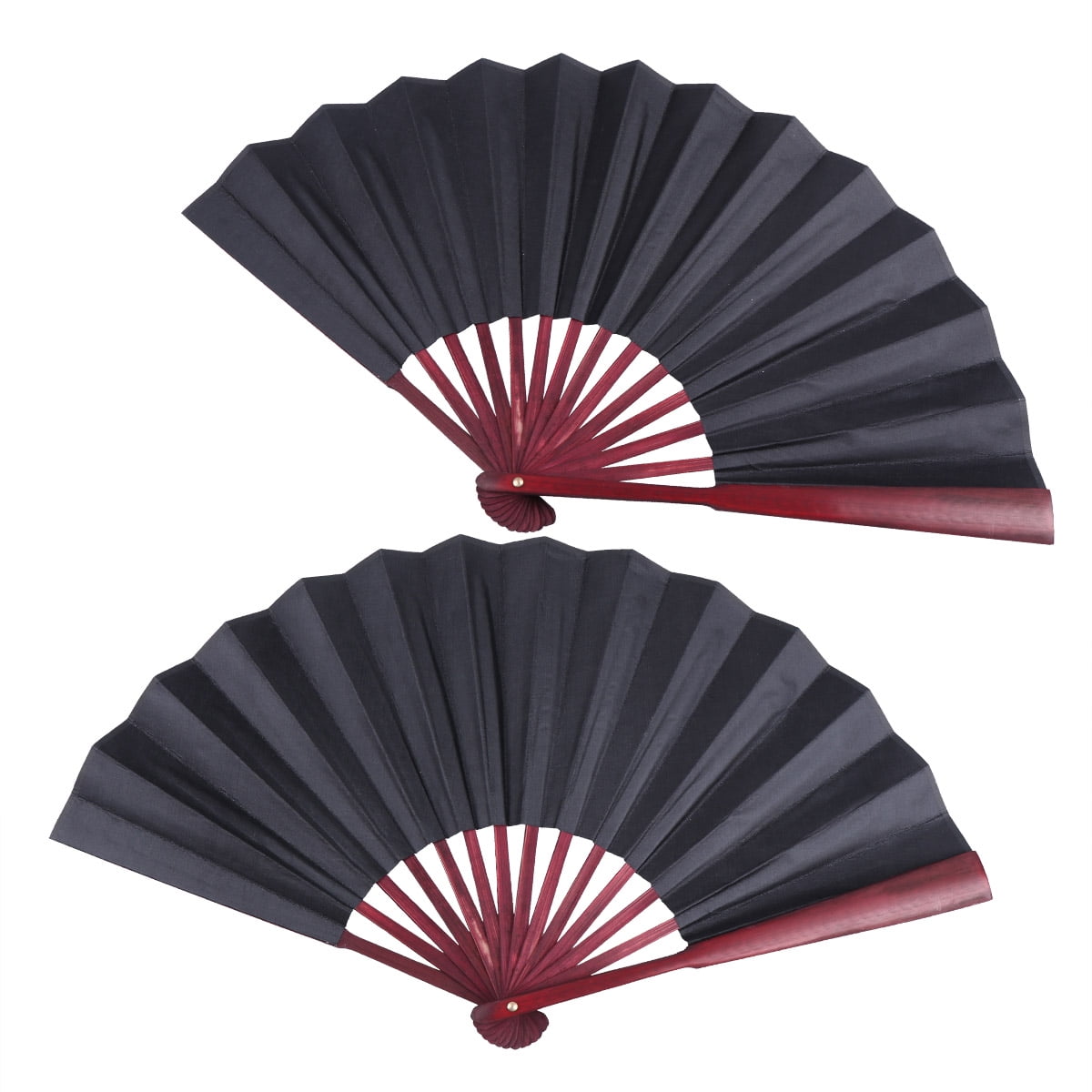 2 Pcs Artificial Foldable Fan Prop Decoration Hand Held Retro - Walmart.com