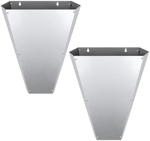 2 Pcs Large Size Chicken Killing Cones for Butchering, Galvanized Steel ...