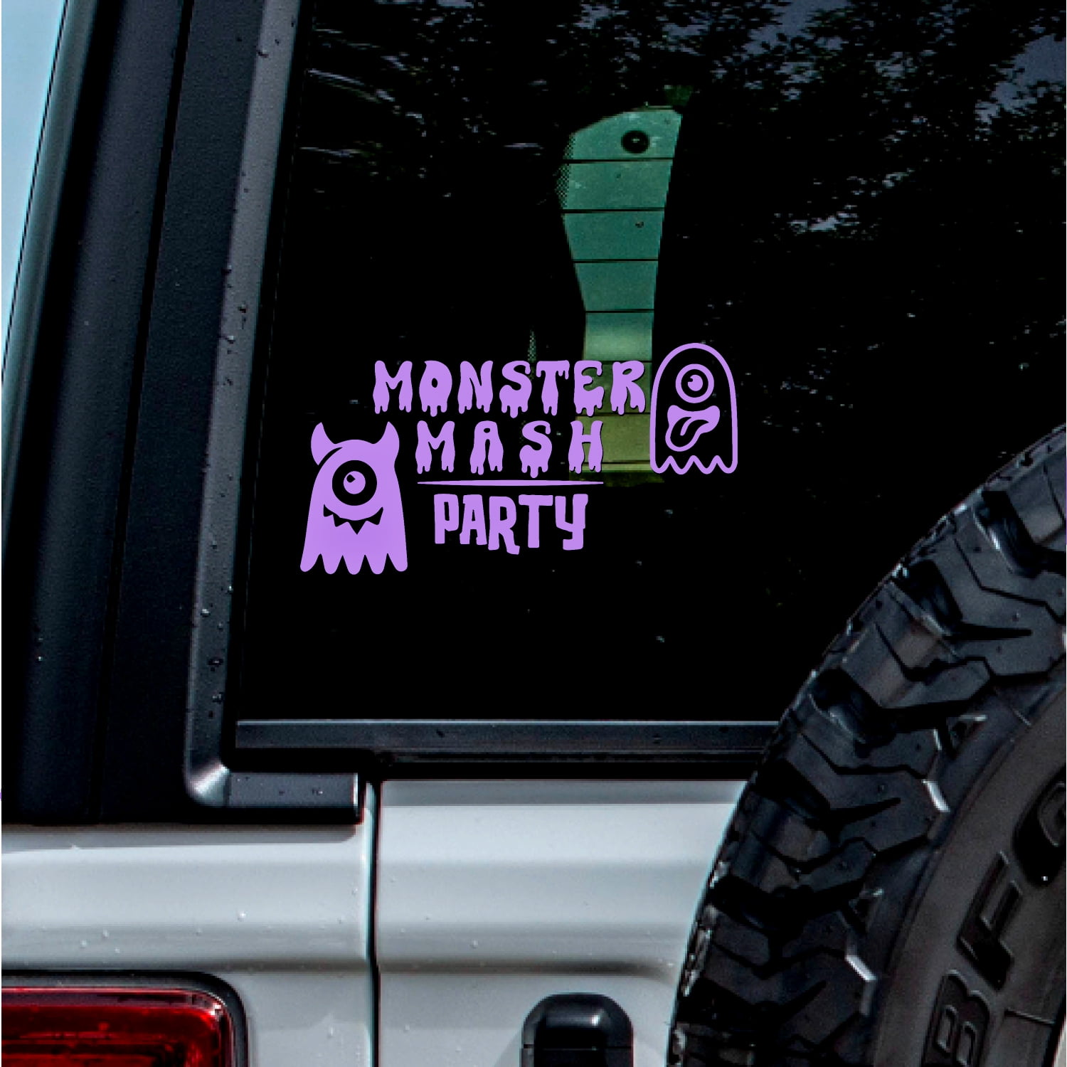 (2 Pcs, Lavender Purple, 10.5'' X 5.6'') Transparent Adhesive Decal ...