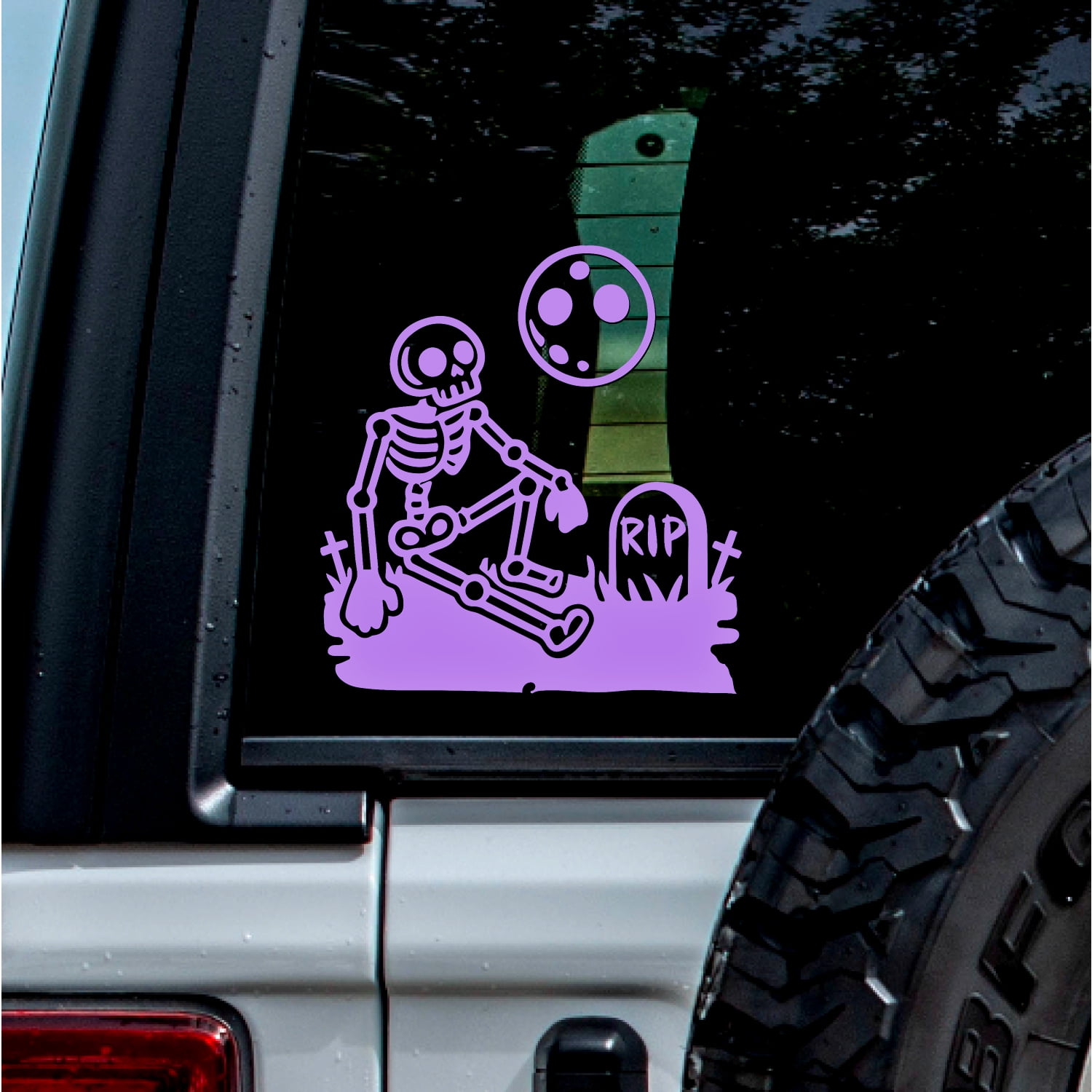 (2 Pcs, Lavender Purple, 11'' X 11.7'') Transparent Adhesive Decal ...