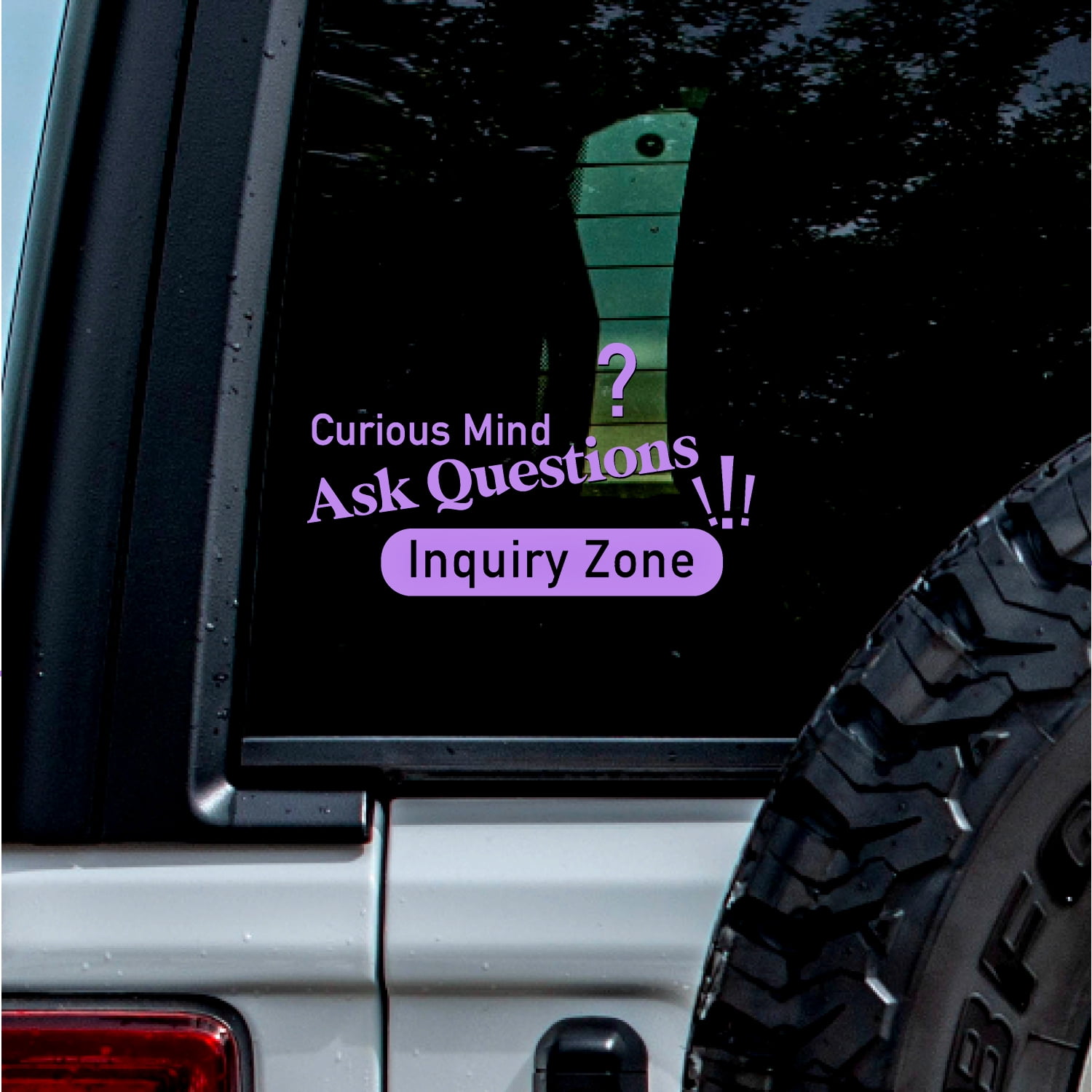 (2 Pcs, Lavender Purple, 14'' X 7.9'') Transparent Adhesive Decal ...