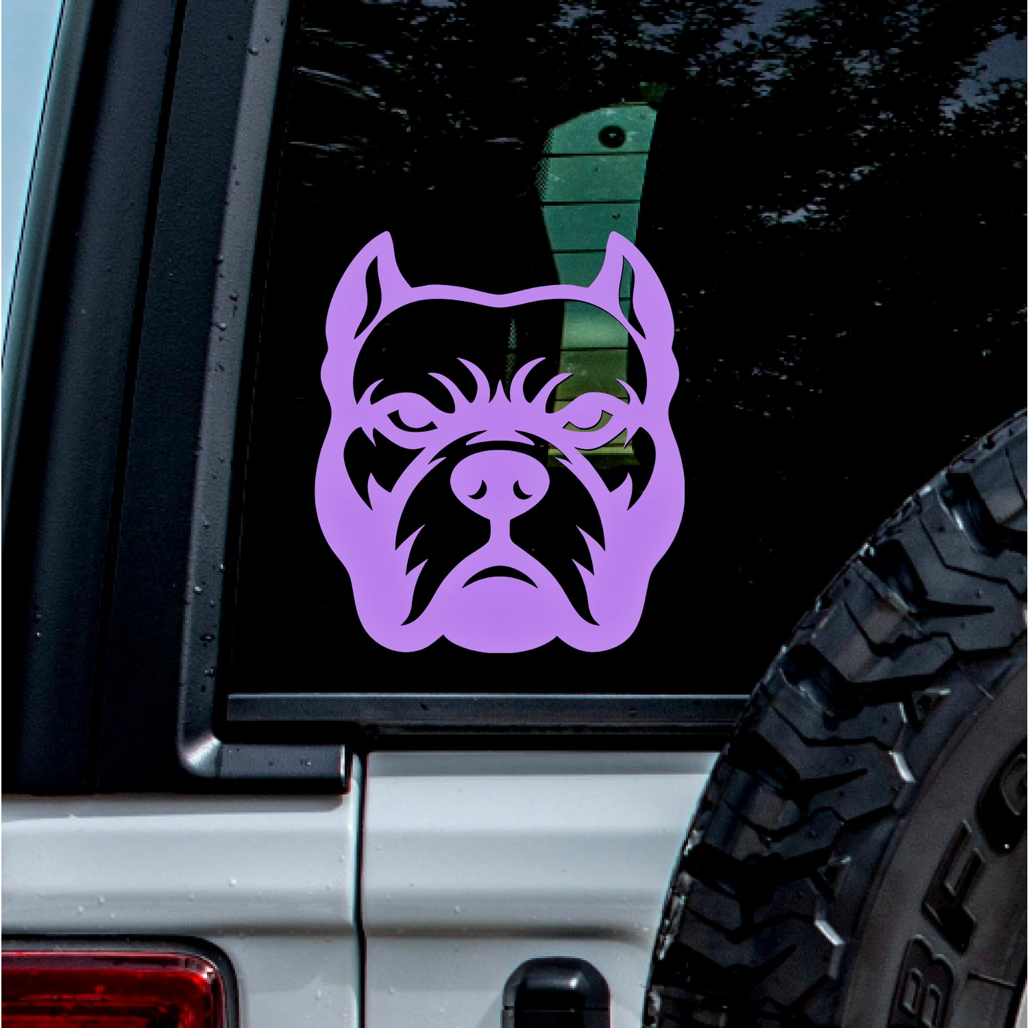 (2 Pcs Lavender Purple, 5.6'' x 6.4'') - Vinyl Sticker Decal ...