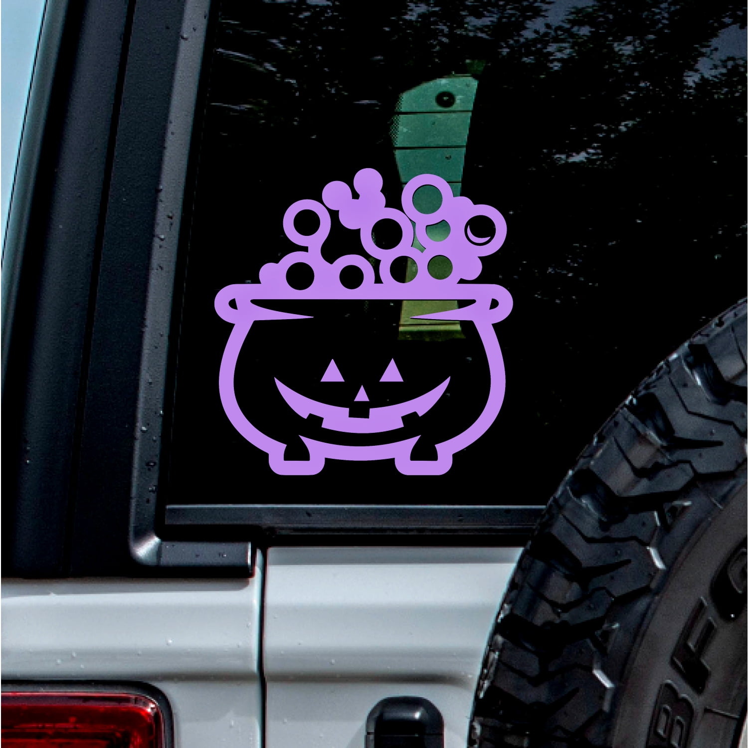 (2 Pcs, Lavender Purple, 8'' X 8.2'') Transparent Adhesive Decal ...