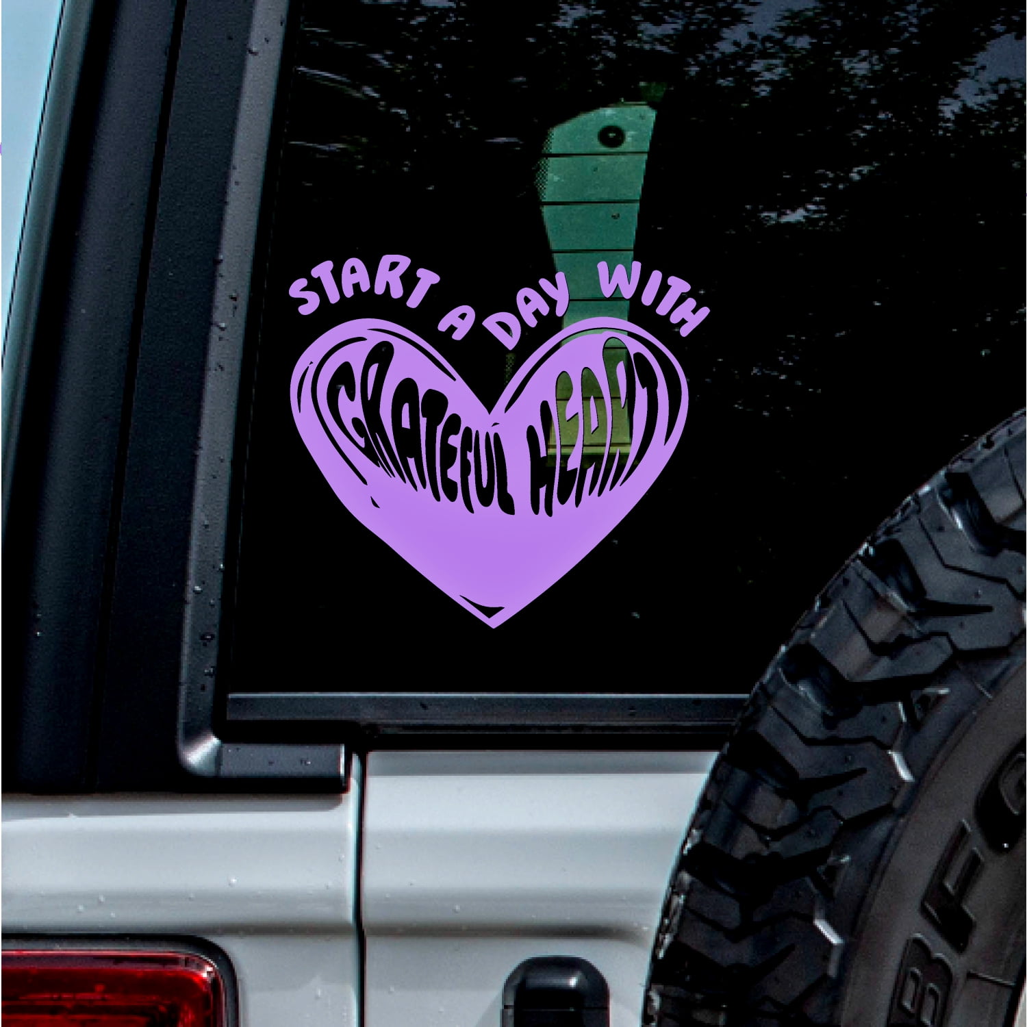 (2 Pcs, Lavender Purple, 9'' X 8'') Transparent Adhesive Decal Sticker ...