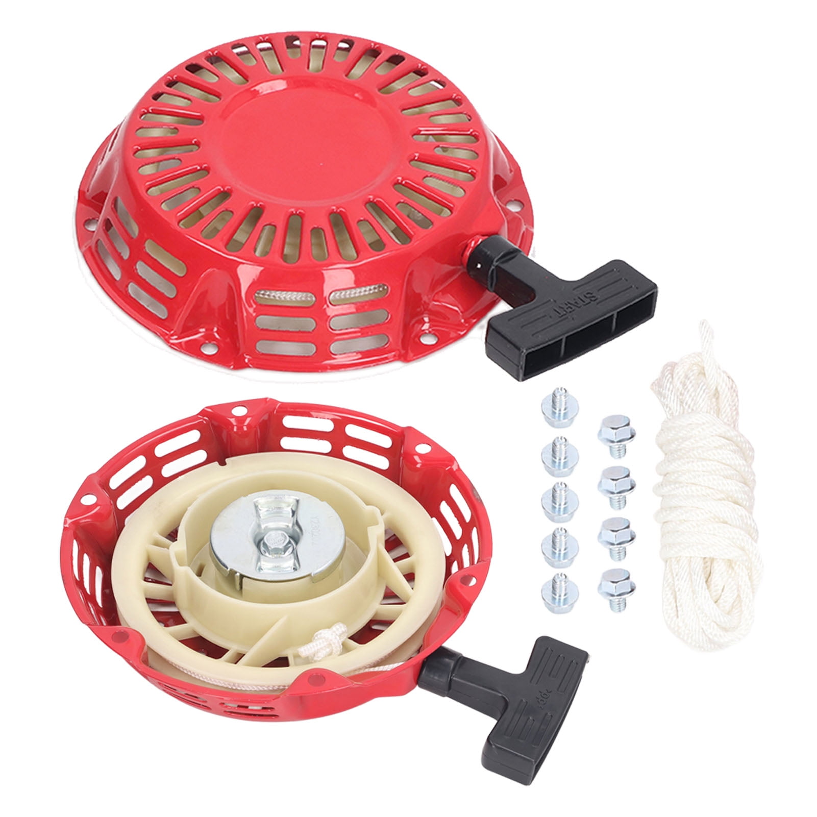 2 Pcs Lawn Mower Pull Starter Professional Replacement Pull Start for GX120 GX160 GX200 Engine ...