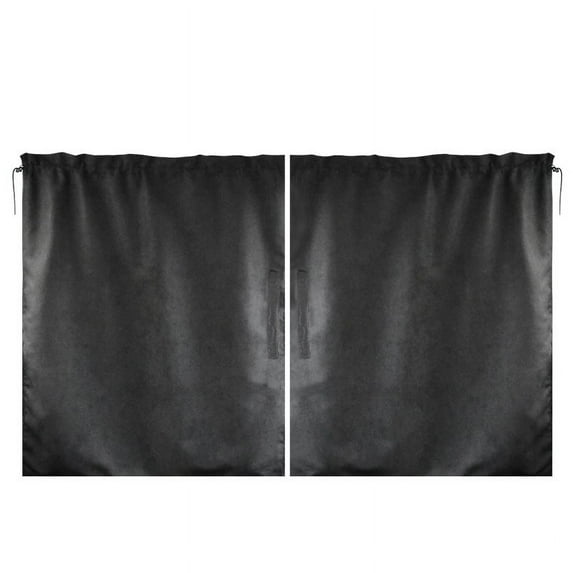 2 Pcs Layer Thickened Car Curtains Set, 98% Light Blocking Car Window ...
