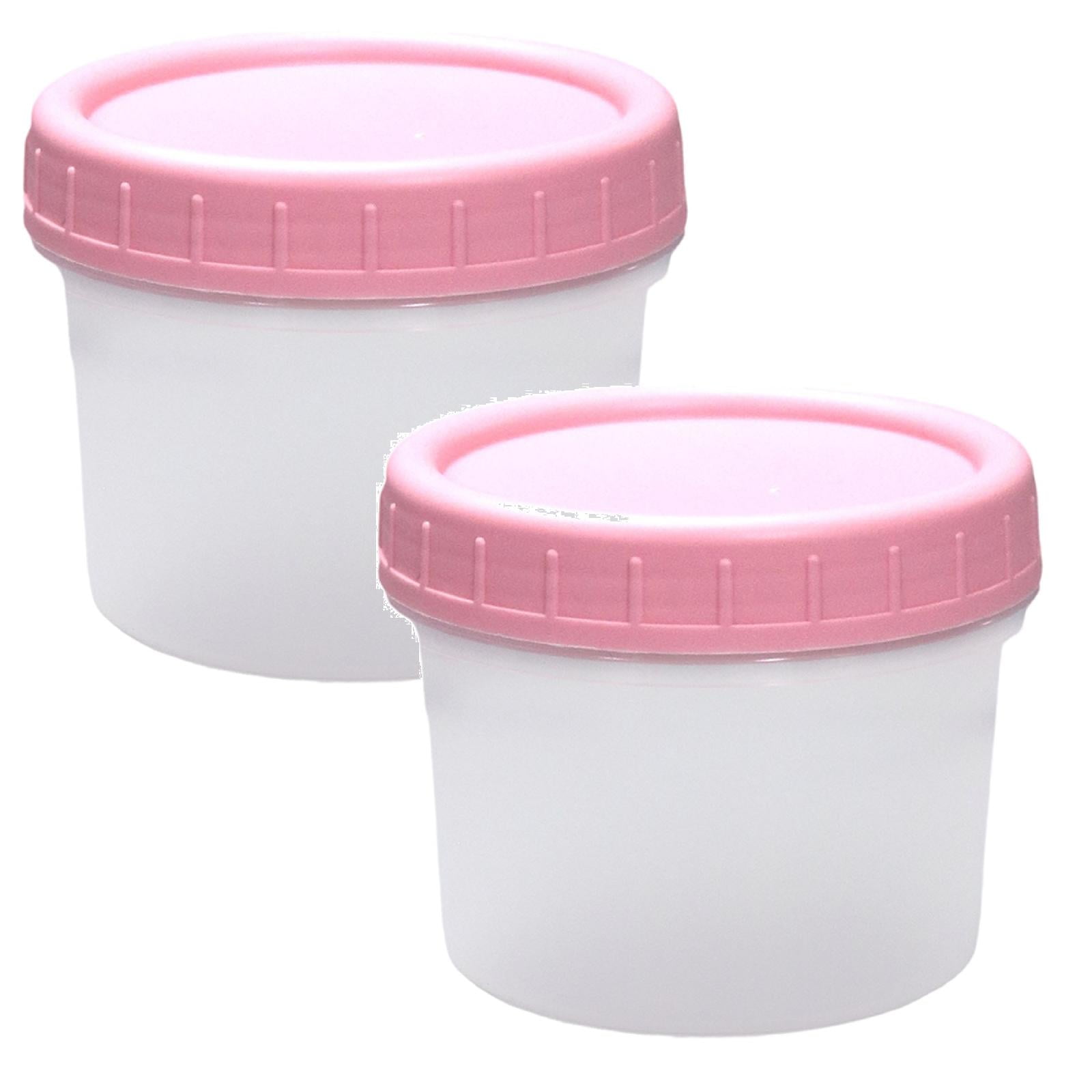 2 Pcs Leak-Proof Deli Containers with Lids 200ml Food Storage for Meal ...