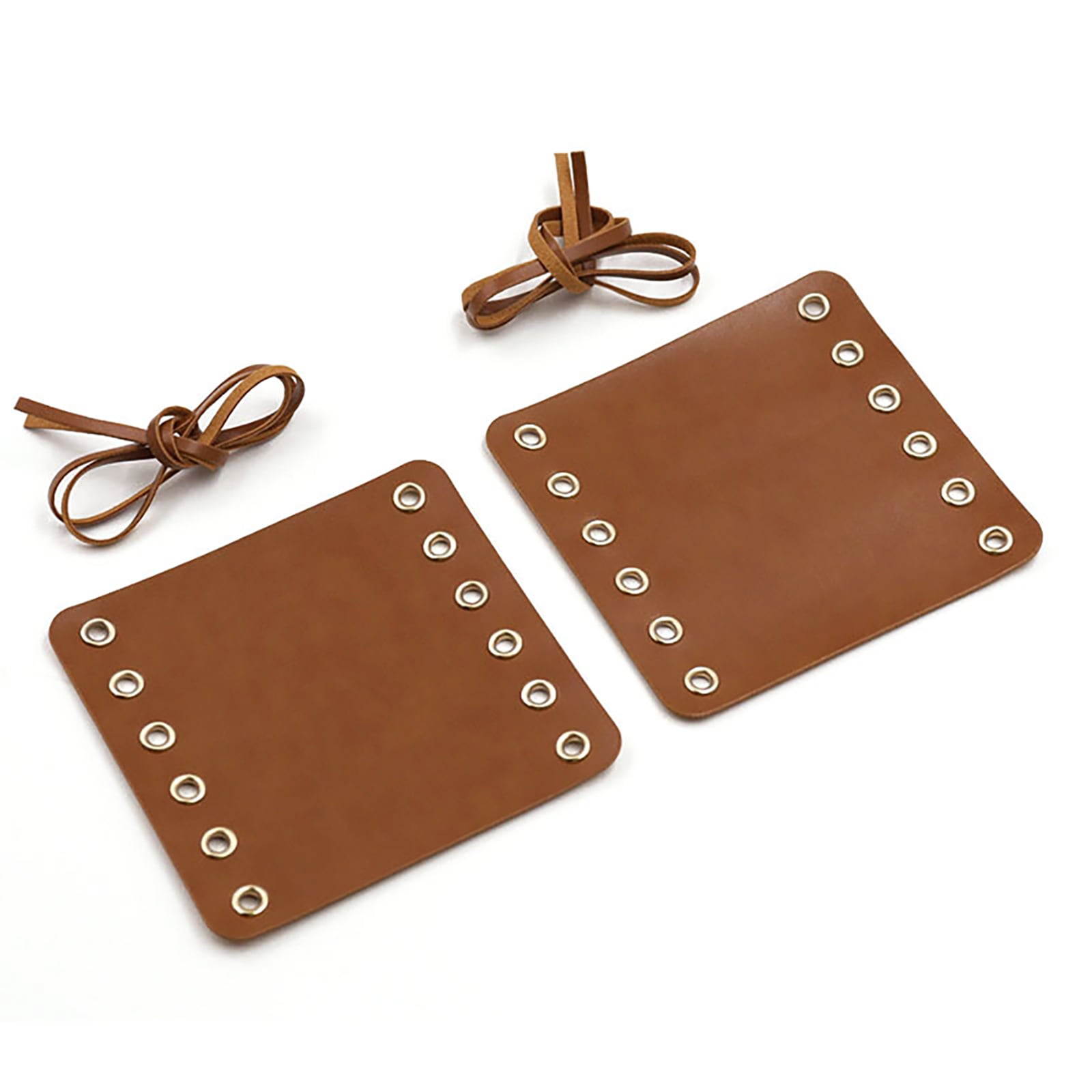 2 Pcs Leather Motorcycle Hand Grip Covers, Comfortable Handlebar Wraps ...