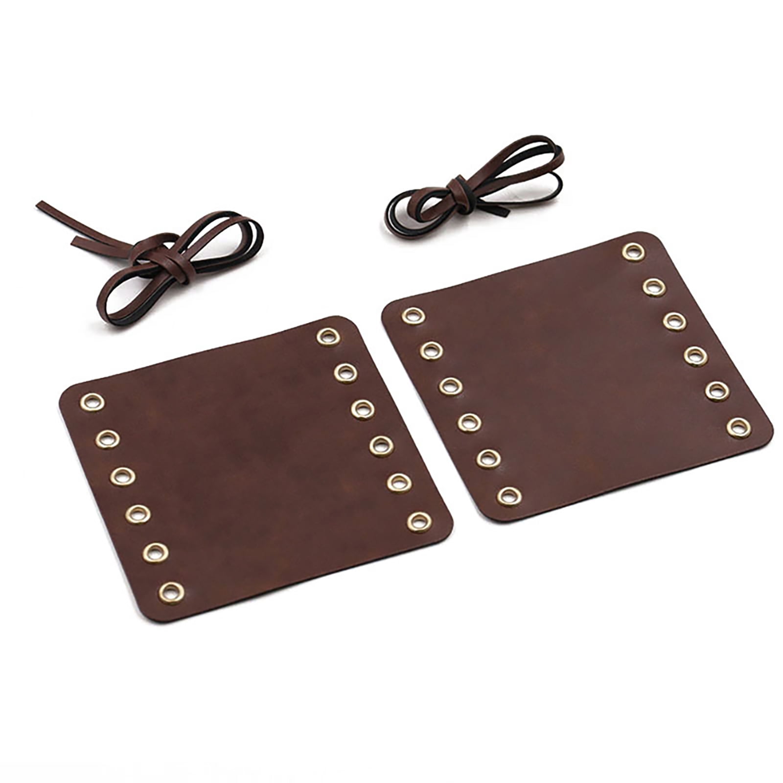 2 Pcs Leather Motorcycle Hand Grip Covers, Comfortable Handlebar Wraps ...