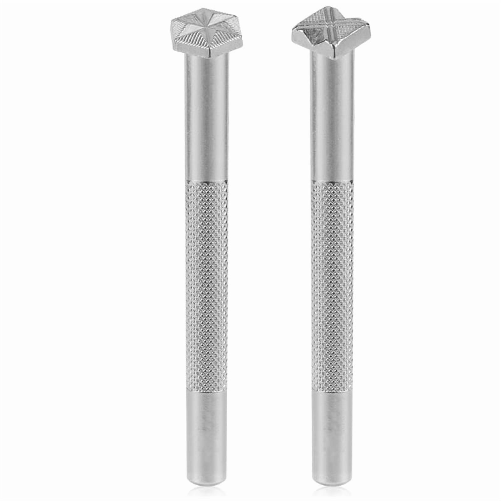 2 Pcs Leather Stamping Tools, Professional Crafting Stamps for Leather ...