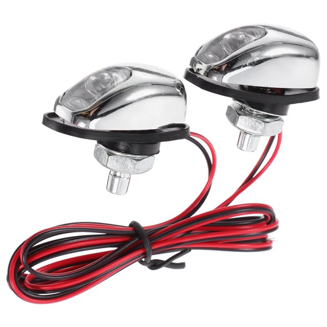 2 Pcs Led Washer Nozzle Car Wiper Hood Light Windshield Washer Nozzles ...