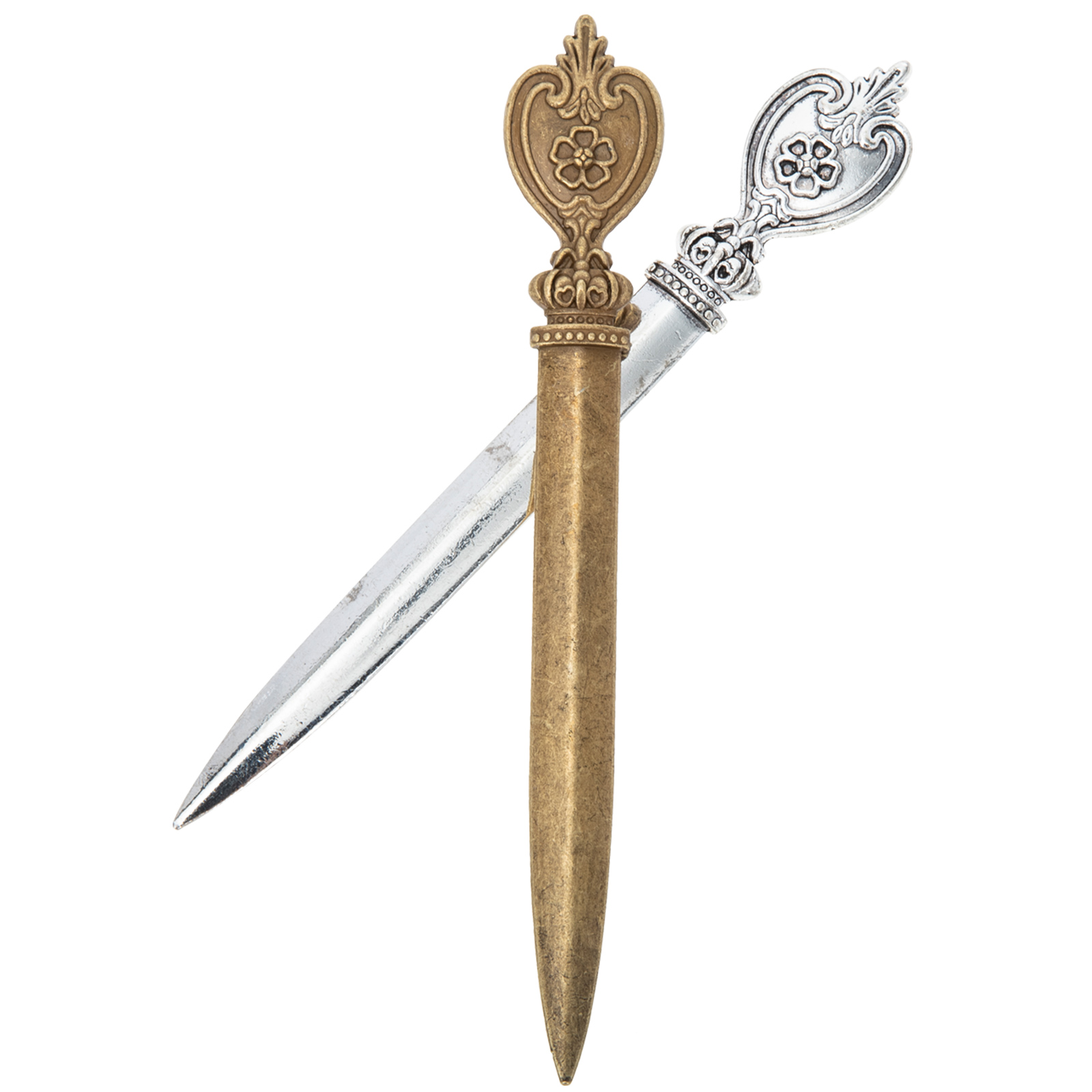 2 Pcs Letter Opener Office Supply Letter Slitter European Metal ...