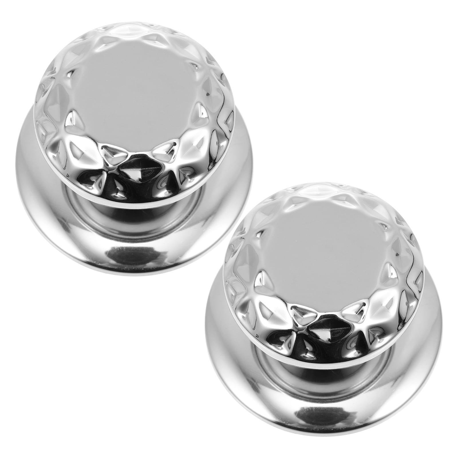 2 Pcs Lid Handle Anti-scald Cookware Knob Kitchen Gadget Stainless ...