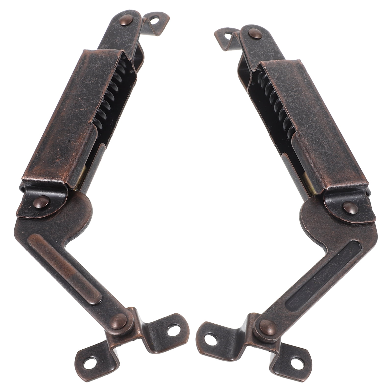 2Pcs Iron Spring Lid Support Hinges for Toy Boxes, Cabinets & Wooden ...