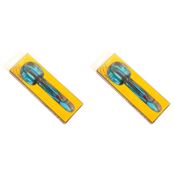 2 Pcs Lifelike Fishery Octopus Bait Material, 5.91 Inch Colorful ...