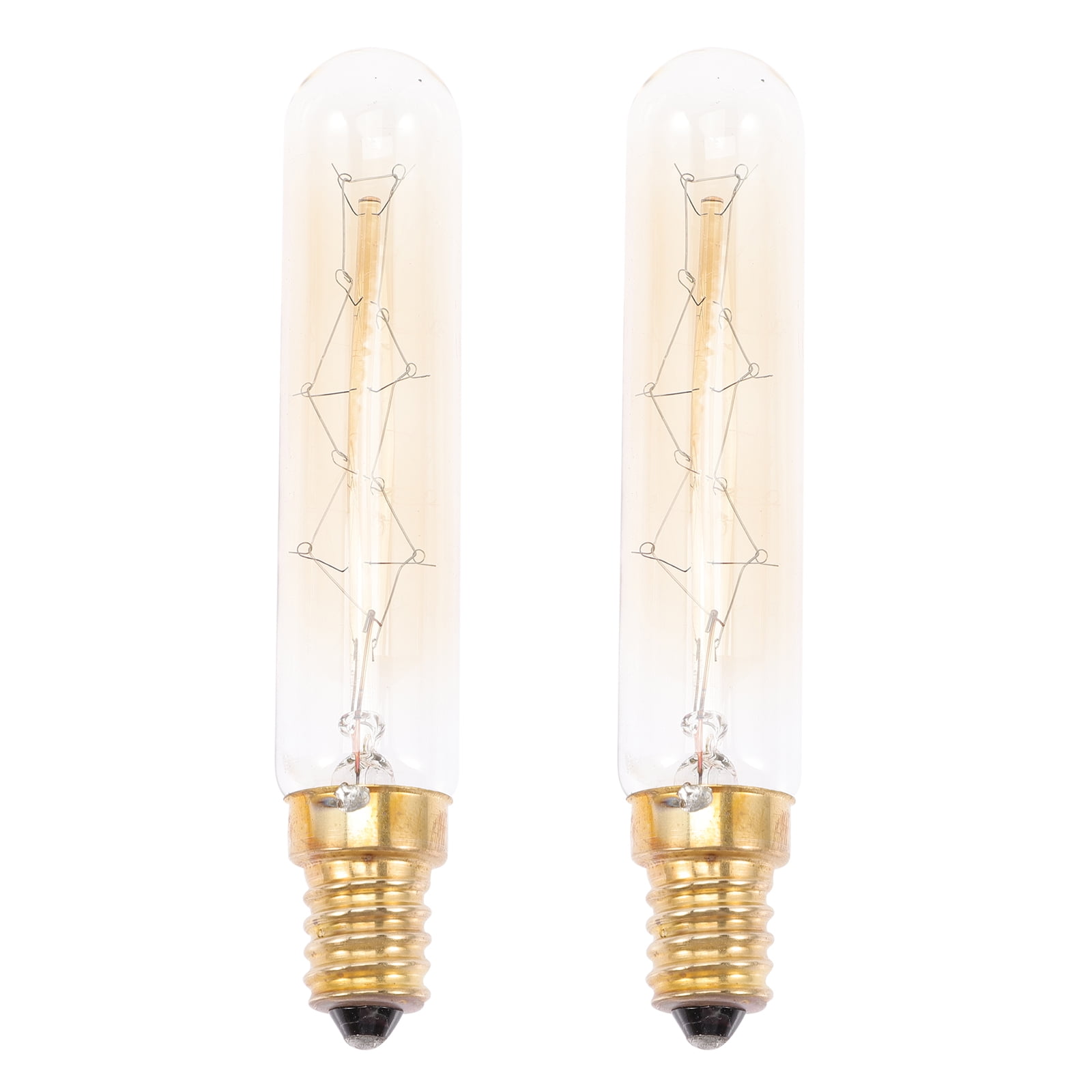 2 Pcs LED Candelabra Bulbs Lamp Flame Light Lightbulb Golden - Walmart.com