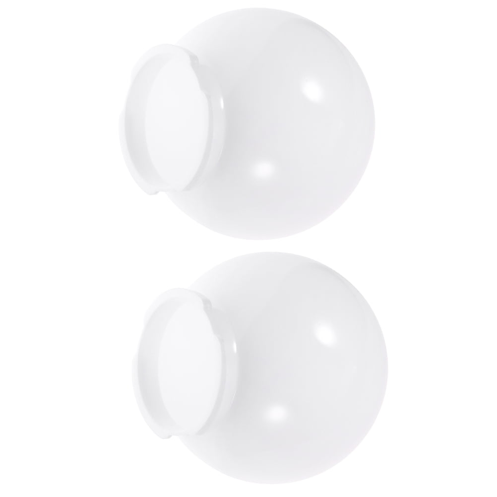 2 Pcs Light Bulb Cover Globe White Ceiling Large Sphere Lamp Shade Miss ...