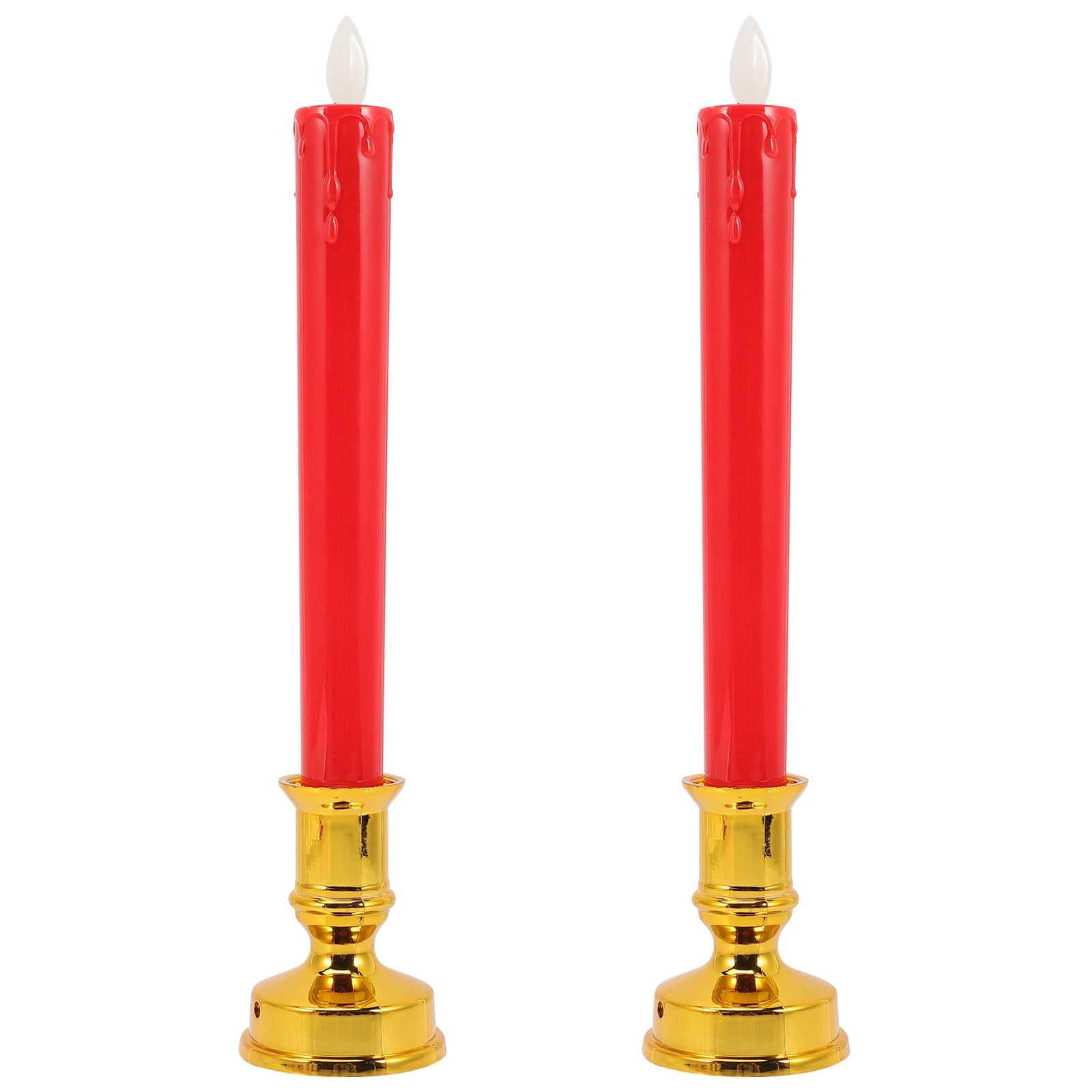 2 Pcs Lighters Flameless Electronic Candle Electric Candles Fake ...