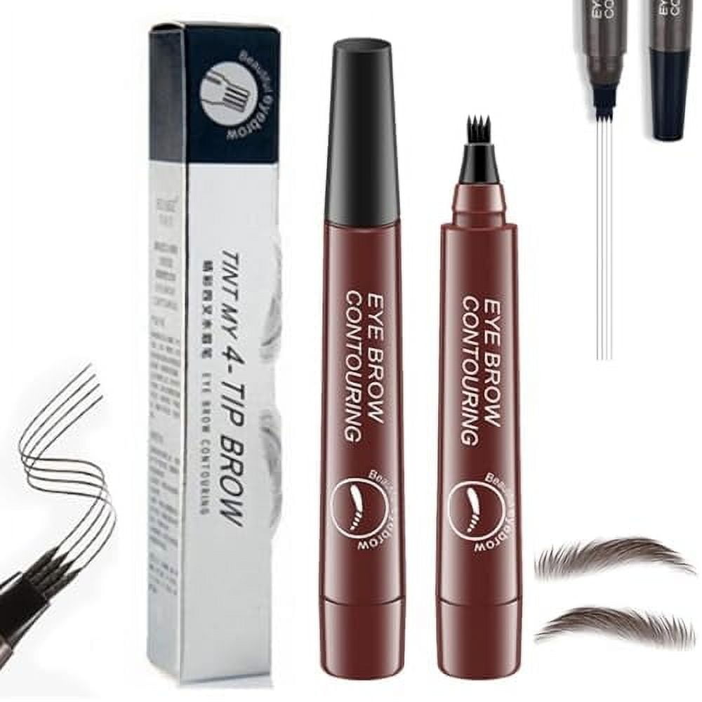 2 Pcs Lightsbetter Waterproof Brow Pen, Lightsbetter Eyebrow, Lightsbetter Waterproof Eyebrow ...