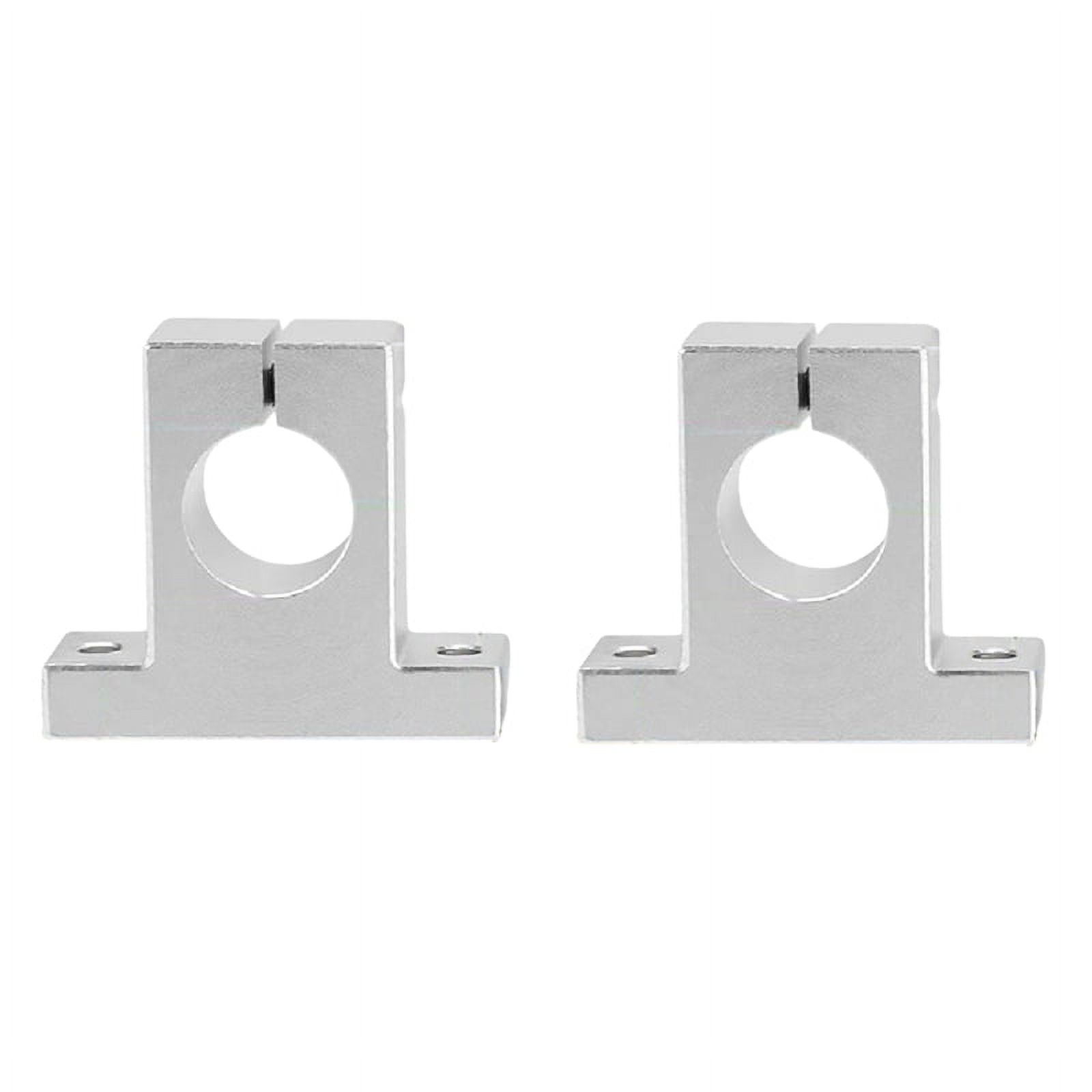 2 Pcs Linear Motion Rail Clamping Rod Rail Guide Support Shaft Bracket ...