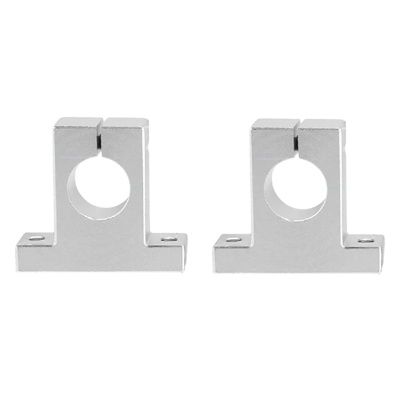 2 Pcs Linear Motion Rail Clamping Rod Rail Guide Support Shaft Bracket ...