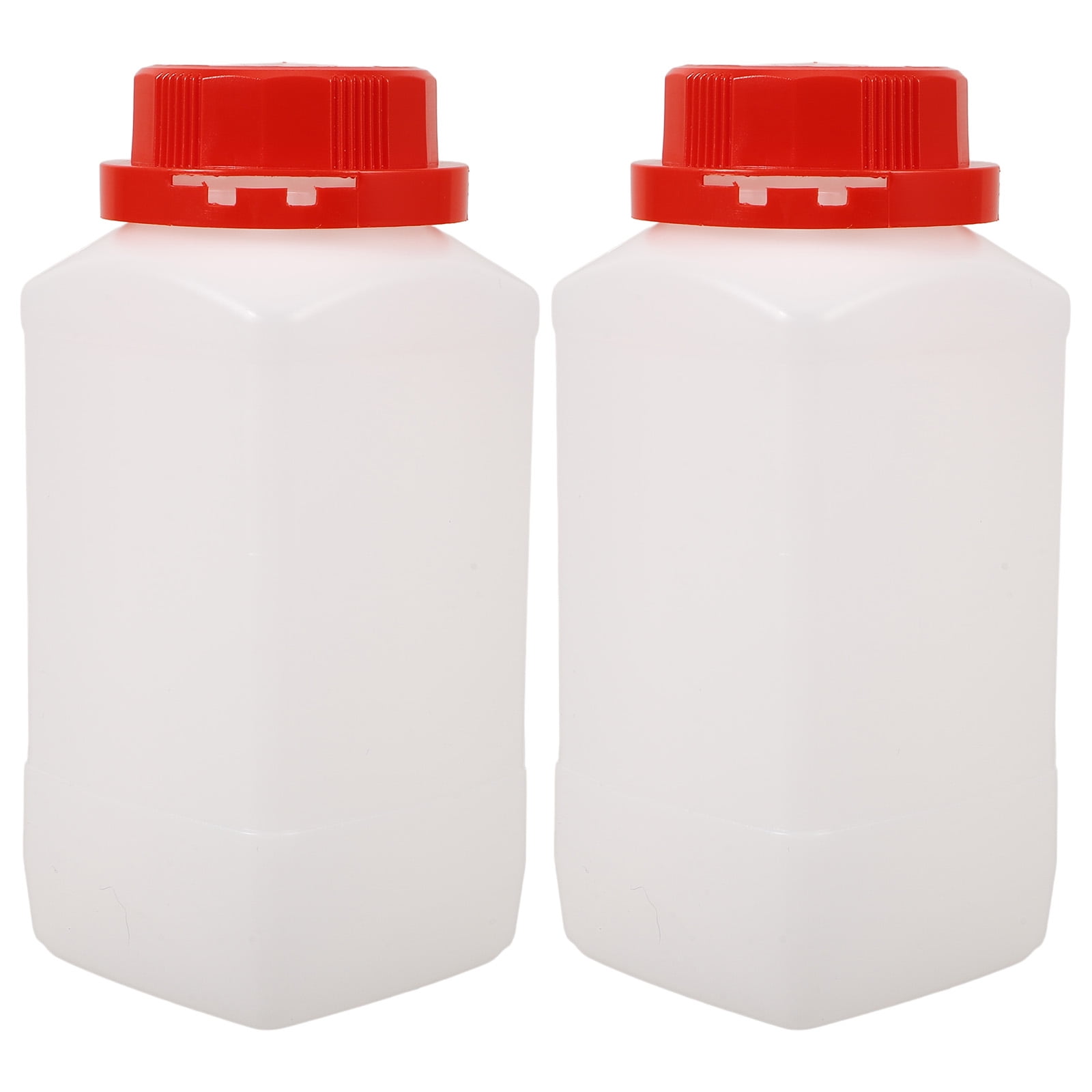 2 Pcs Liquid Container Empty Bottle Reagent Laboratory Plastic Bottles ...