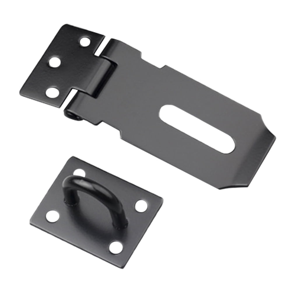 ifundom 2Pcs Door Lock Buckle Black Stainless Steel Heavy Duty Safety ...