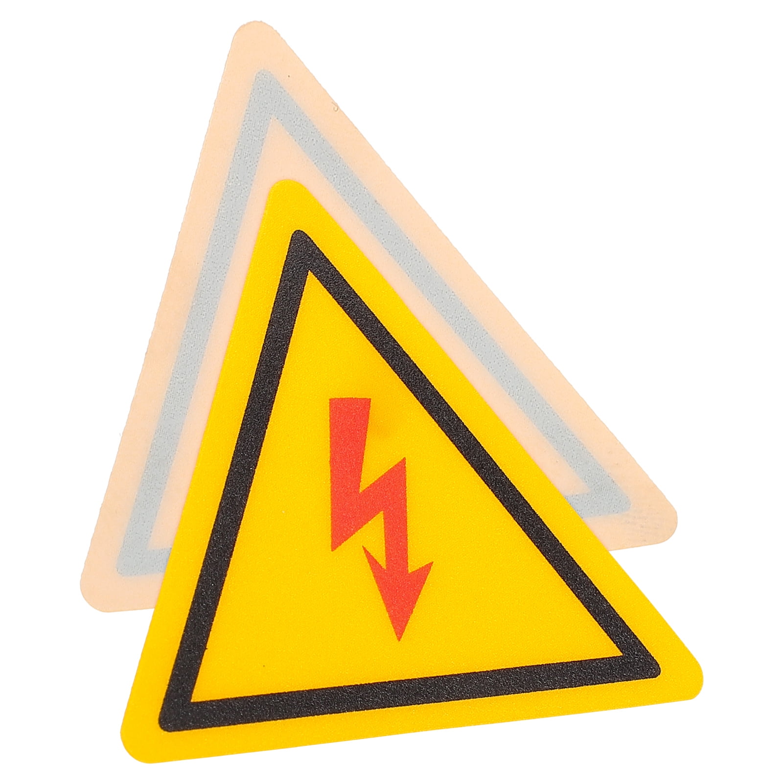 2 Pcs Logo Sticker Stickers Electric Labels Electrical Warning ...