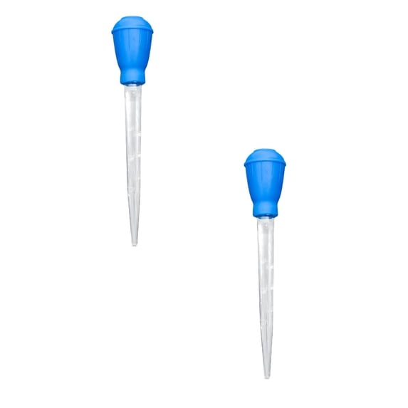 2 Pcs Long Turkey Basters with Measurements, Turkey Oil Suction Tube ...
