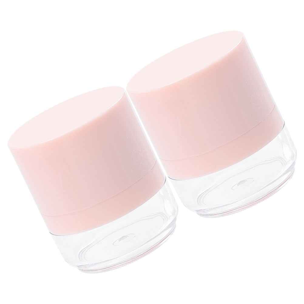 2 Pcs Loose Powder Containers Powder Puff And Container Travel Powder ...